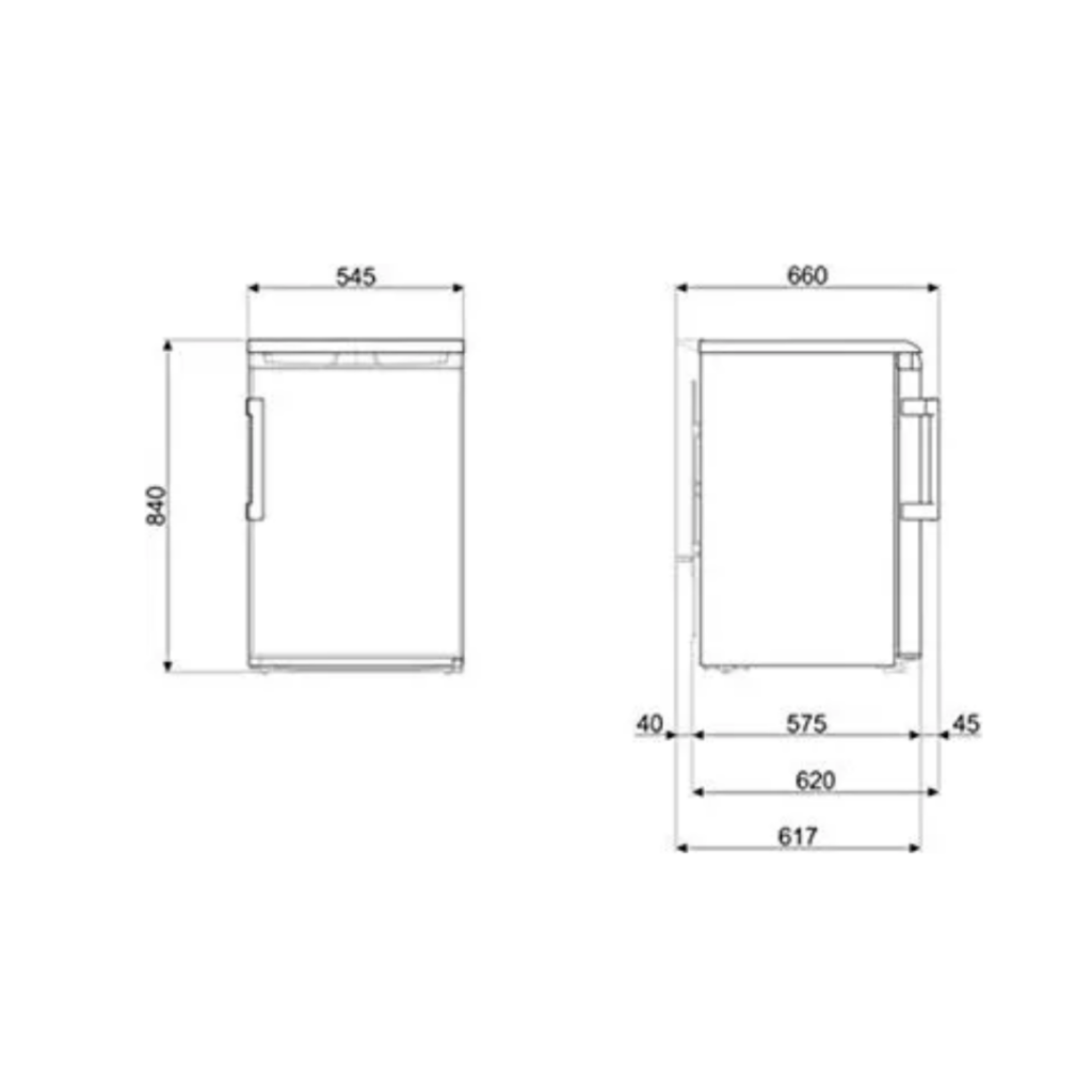Mini Frigo Smeg Frigobar 120 Litri Inox - FA120ES > Wow Che Shop
